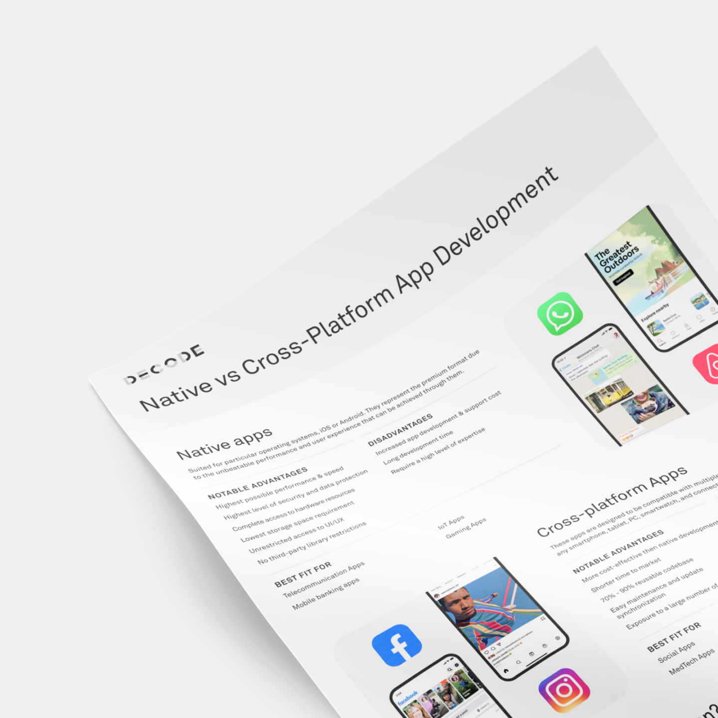 Cross-platform vs. Native app development | DECODE Cross-platform vs. Native app development | DECODE