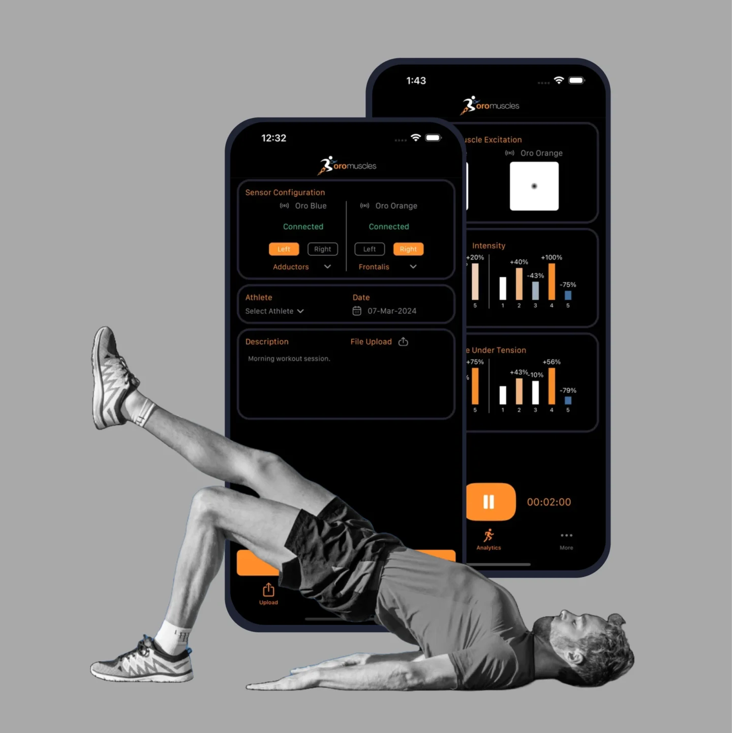 Muscle performance tracking app | DECODE